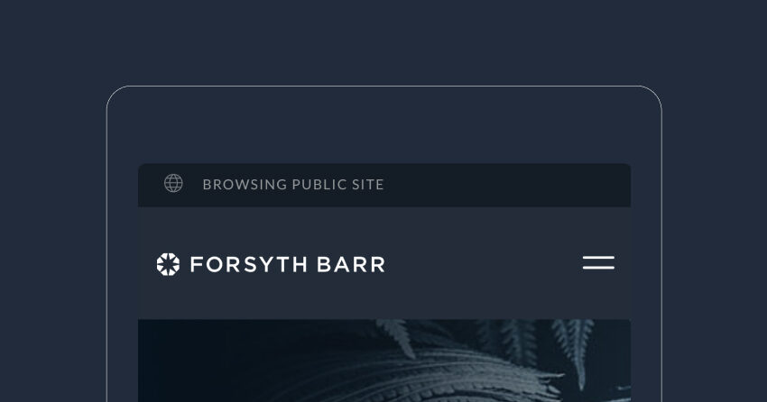 Forsyth Barr - Digital UX/UI SaaS Branding App | Dave… | Dave Clark